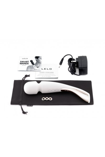 Vibro Lelo blanc - Smart Wands Large pas cher - Vibromasseur Classique Lelo